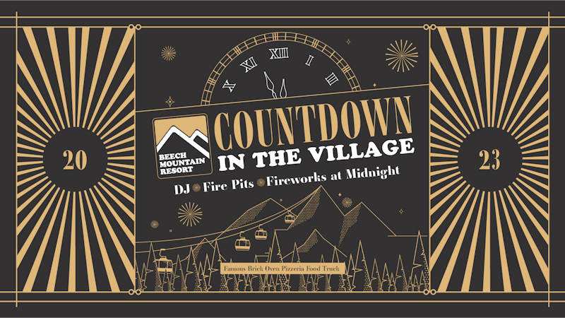 Countdown in the Village - Beech Mountain Resort