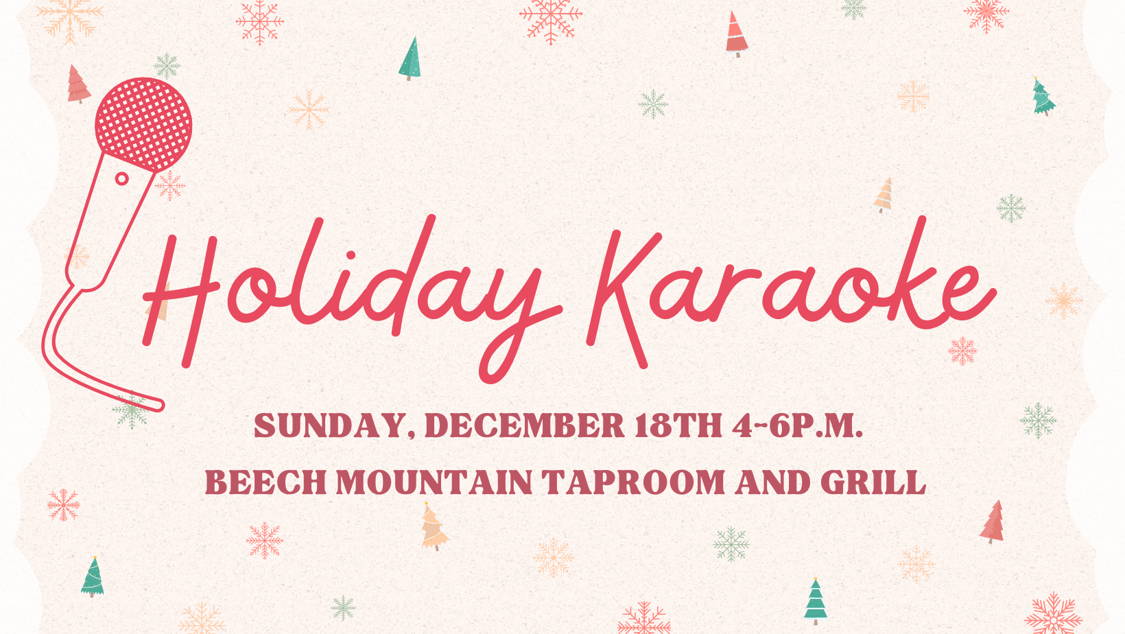 Holiday Karaoke - Beech Mountain Resort