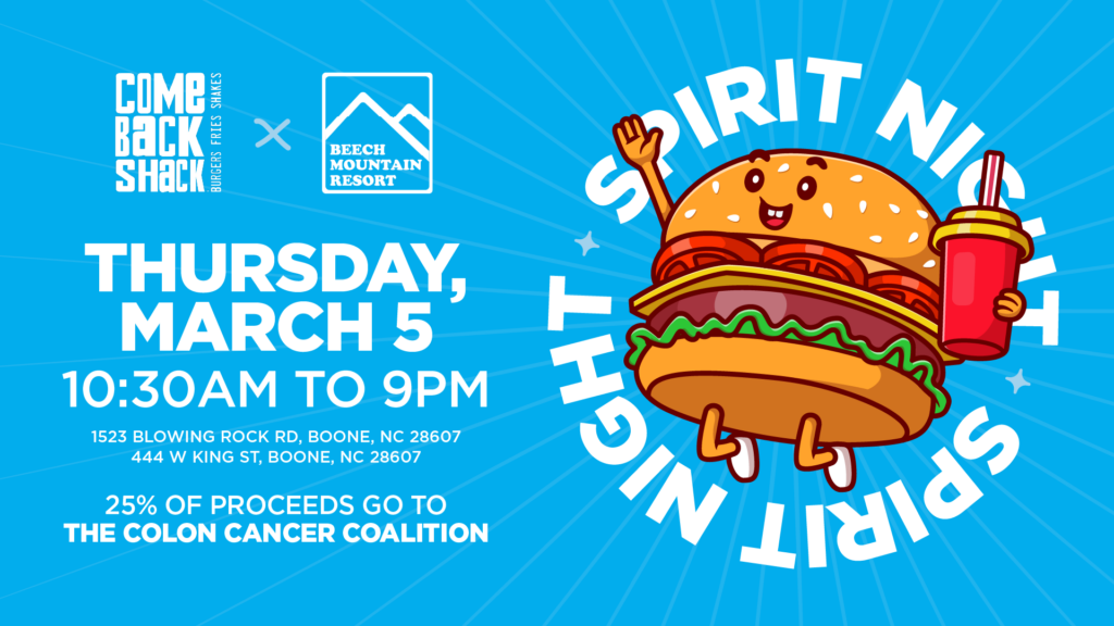 "Come Back Shack" Spirit Night with the Colon Cancer Coalition
